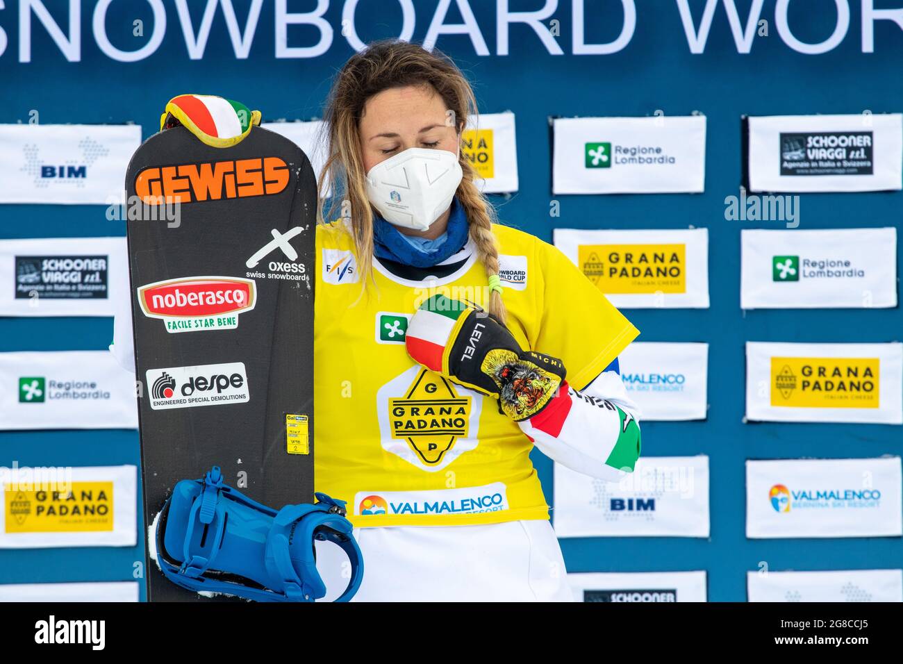 Valmalenco SBX World Cup 2021 Stock Photo - Alamy