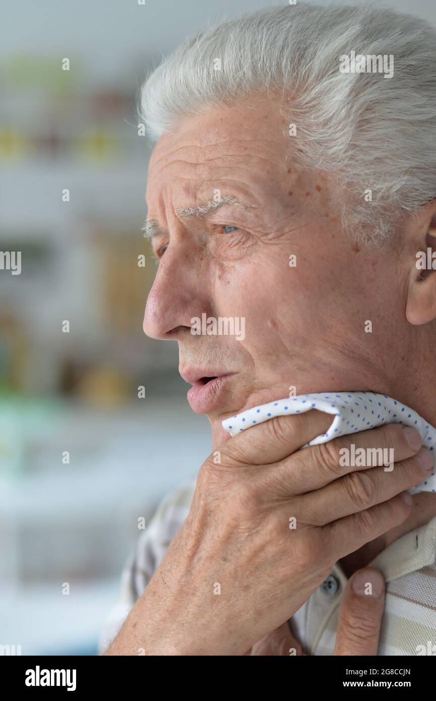 Sad sick ill caucasian hi-res stock photography and images - Alamy