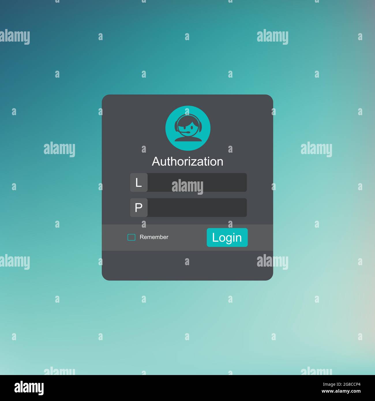 Set of Sign Up and Sign In forms. Registration and login forms page ...