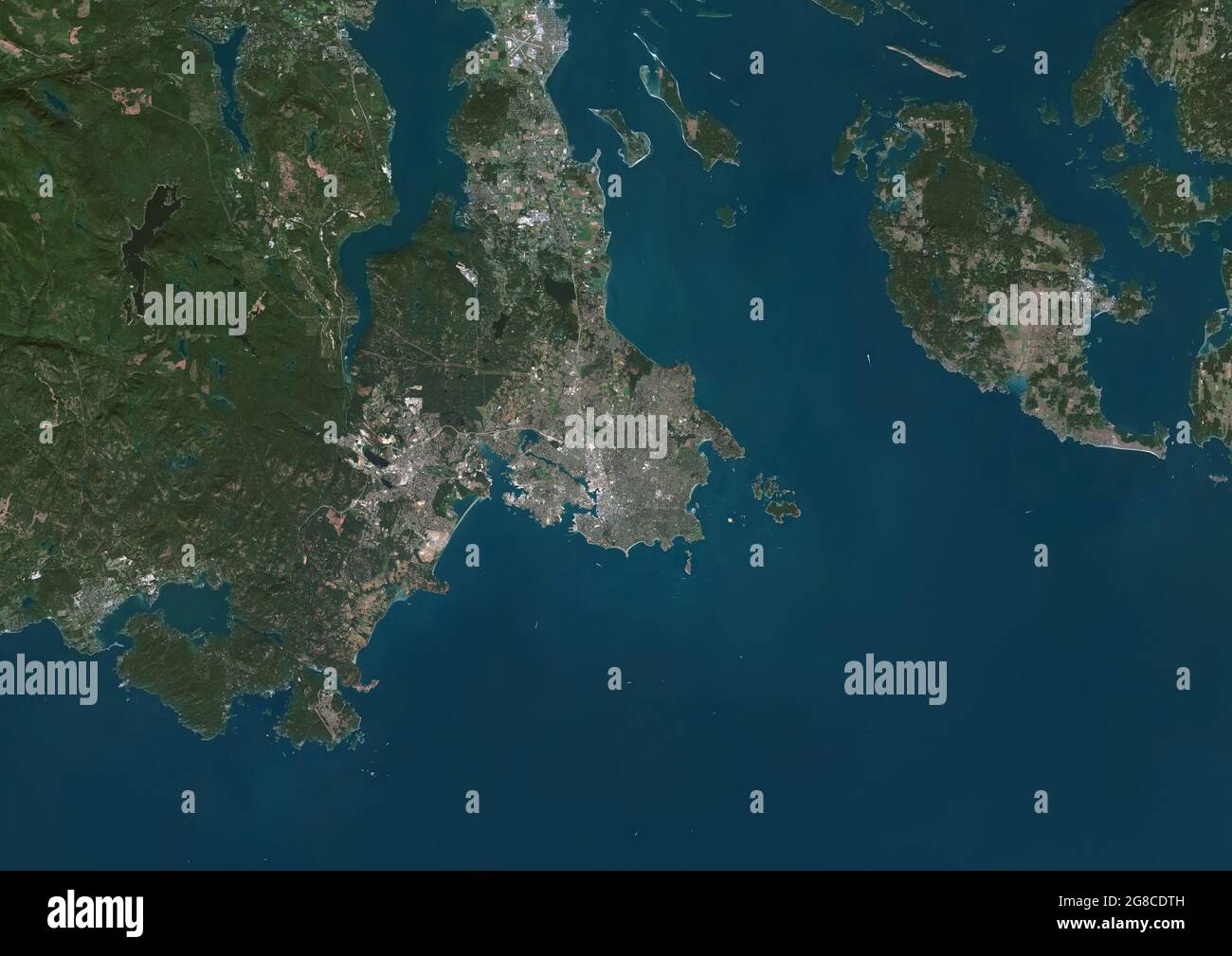Victoria british columbia aerial hi-res stock photography and images ...