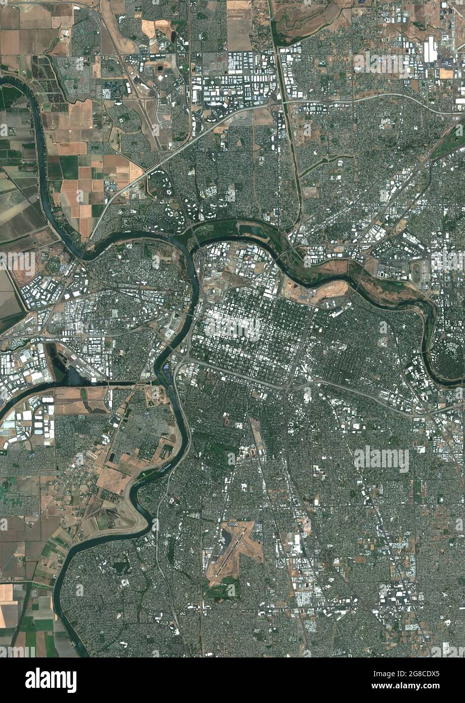 Sacramento aerial hi-res stock photography and images - Alamy