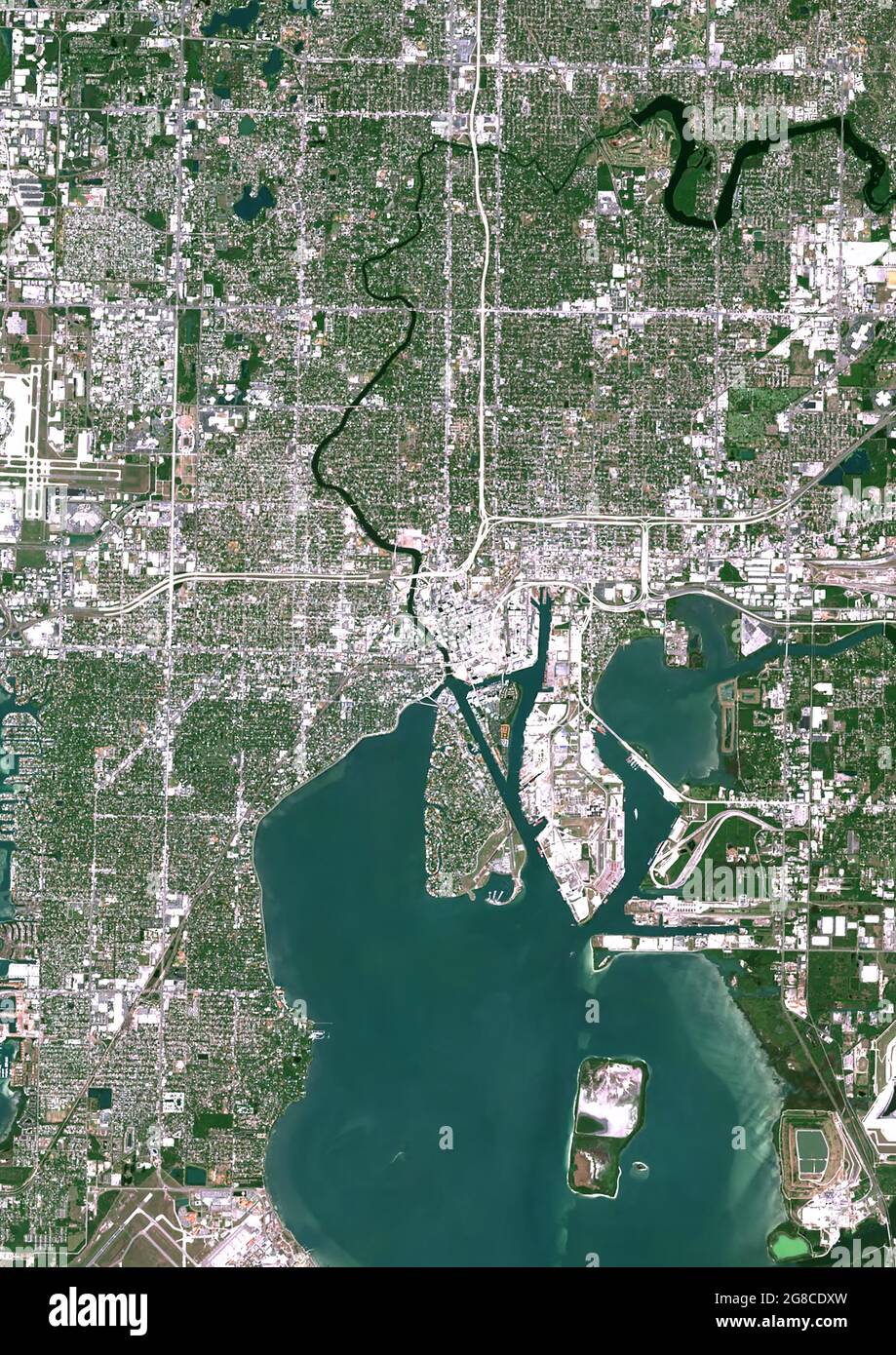 Tampa florida aerial view hi-res stock photography and images - Alamy