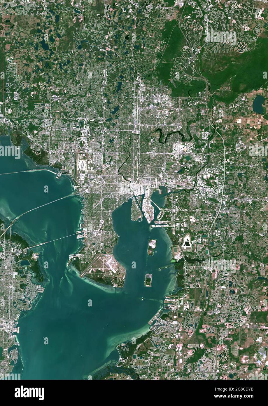 Tampa aerial view hi-res stock photography and images - Alamy