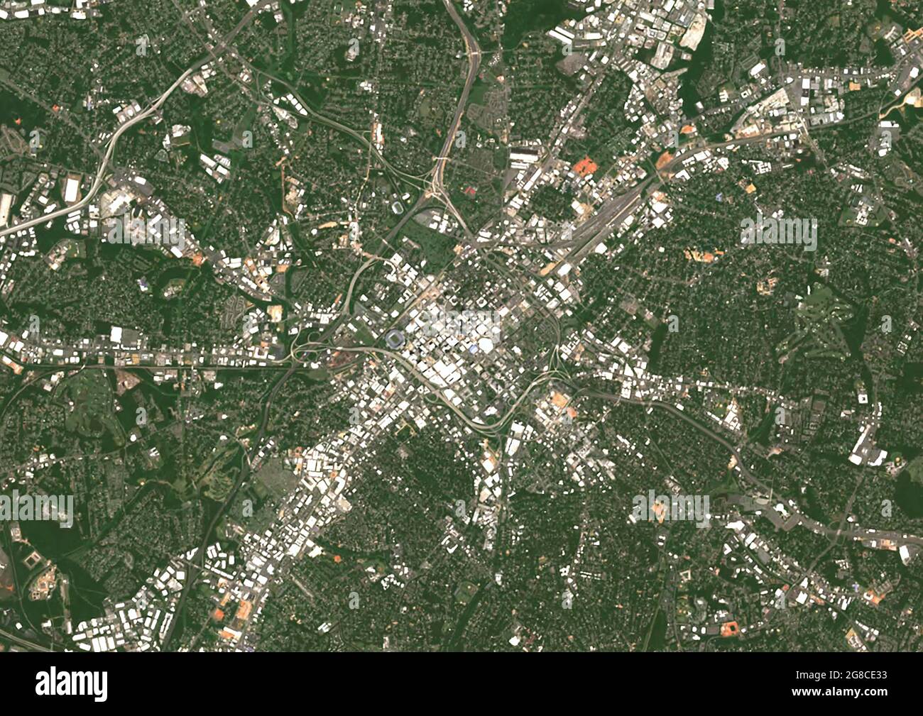Charlotte aerial view hi-res stock photography and images - Alamy