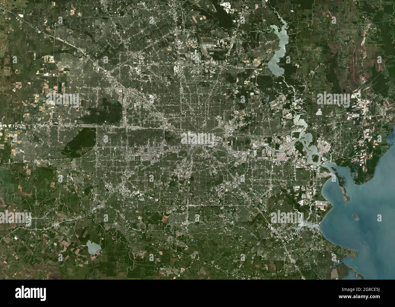 Houston aerial hi-res stock photography and images - Alamy