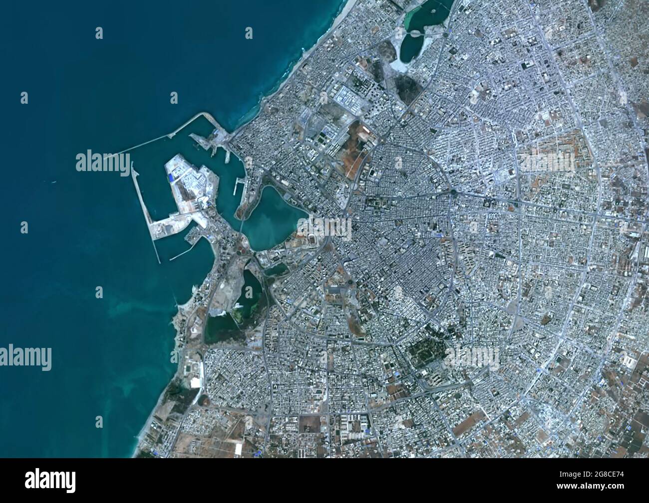 Benghazi aerial hi-res stock photography and images - Alamy