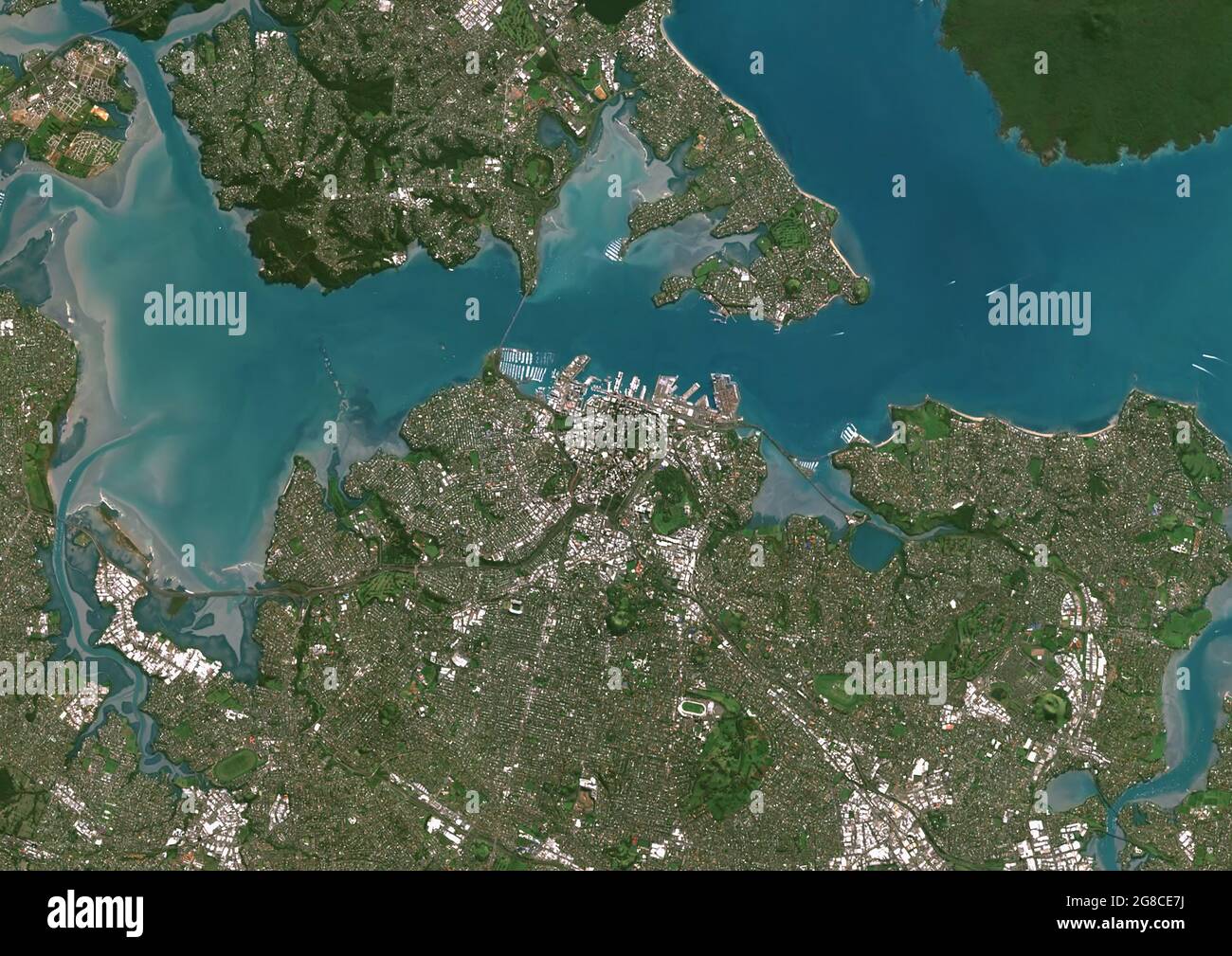 Auckland aerial hi-res stock photography and images - Alamy