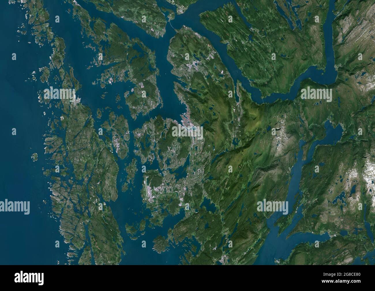 Aerial view of bergen hi-res stock photography and images - Alamy