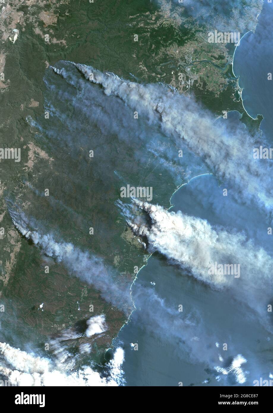 Bushfires in Batemans Bay, Australia Stock Photo - Alamy