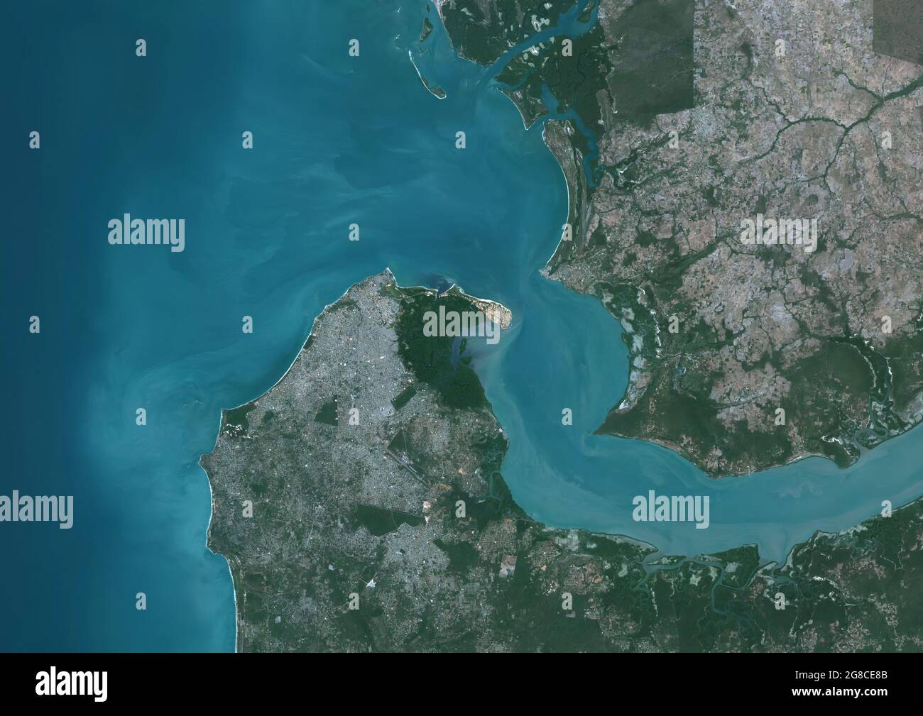 Banjul, Capital city of Gambia Stock Photo - Alamy