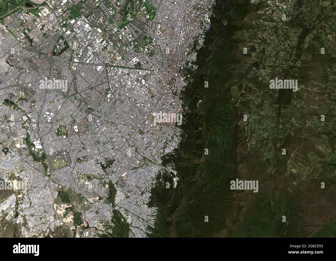 Satellite view colombia hi-res stock photography and images - Alamy