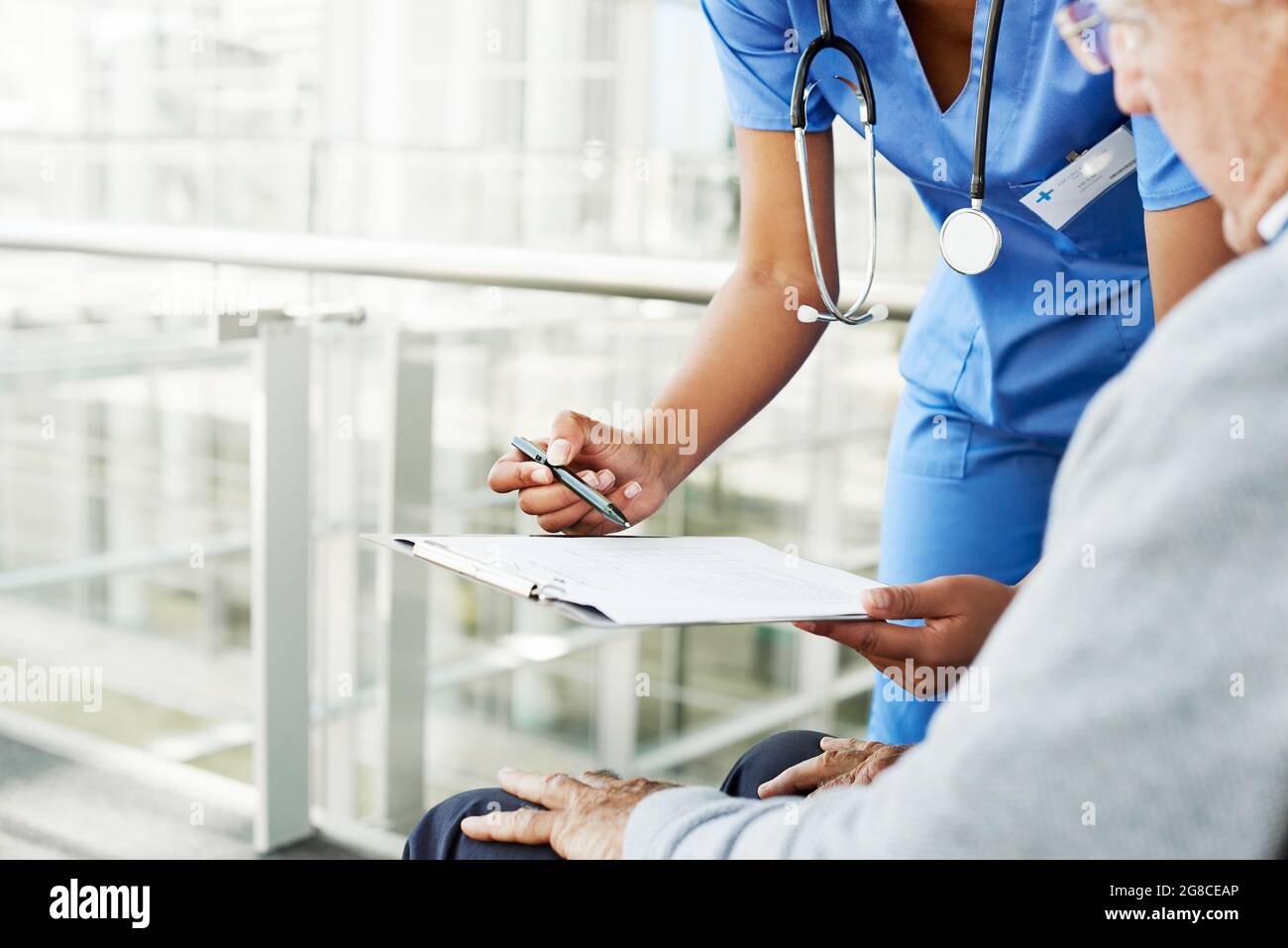 Helping consult hi-res stock photography and images - Alamy