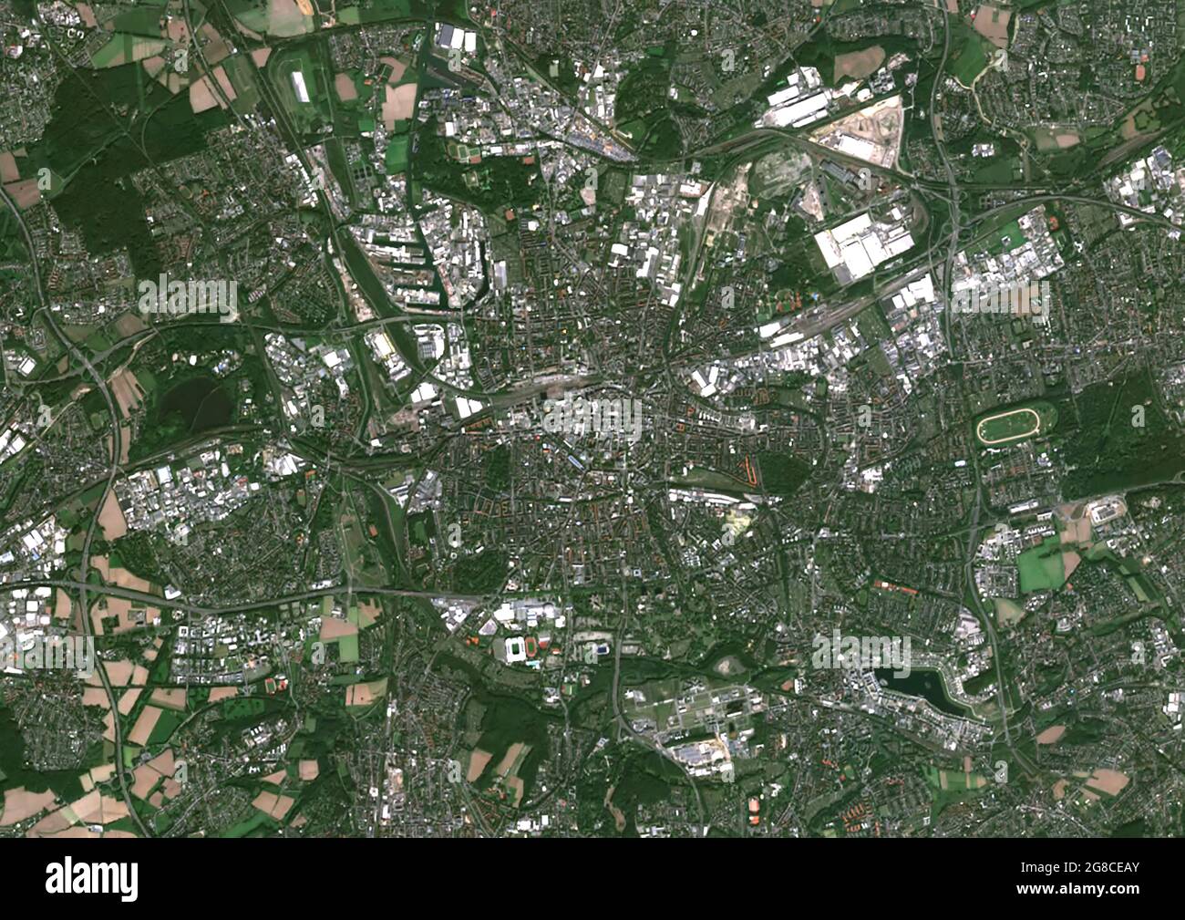 Aerial view of dortmund hi-res stock photography and images - Alamy