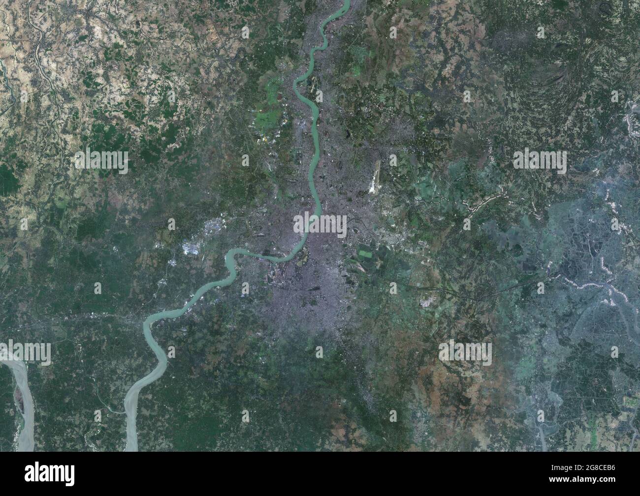 Calcutta aerial hi-res stock photography and images - Alamy