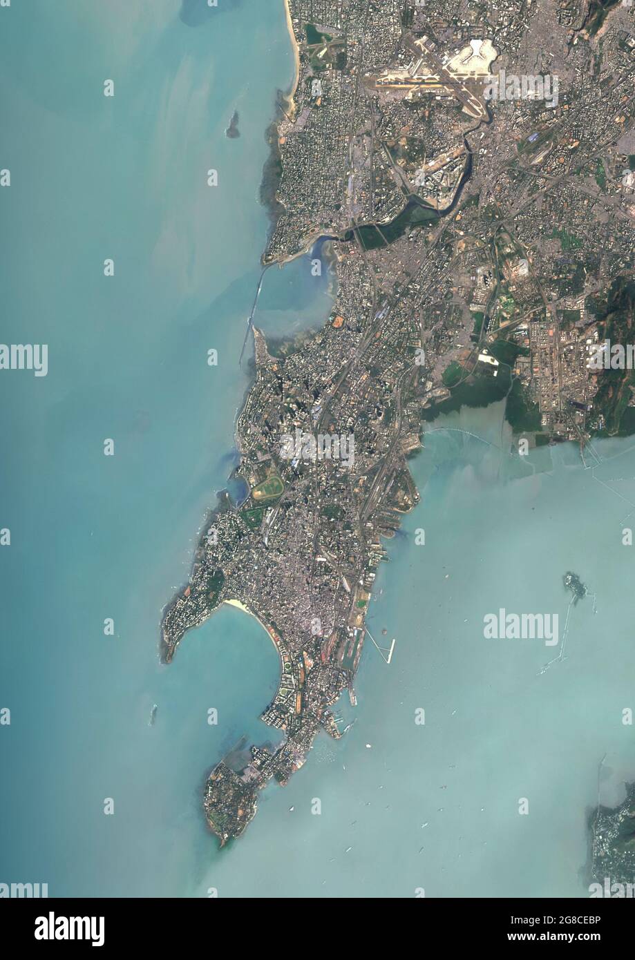 Aerial view of mumbai hi-res stock photography and images - Alamy