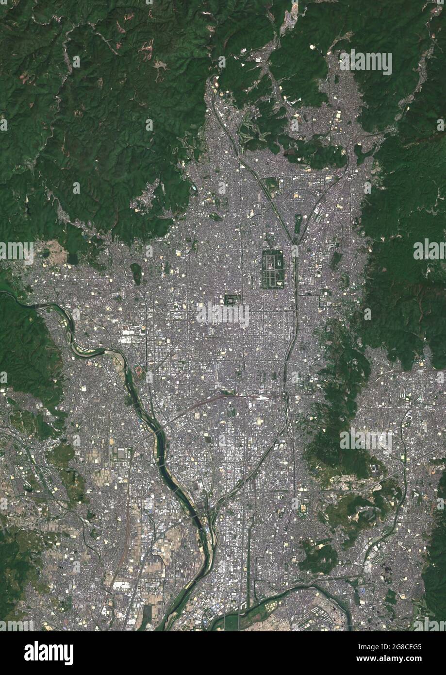 Aerial view kyoto japan hi-res stock photography and images - Alamy