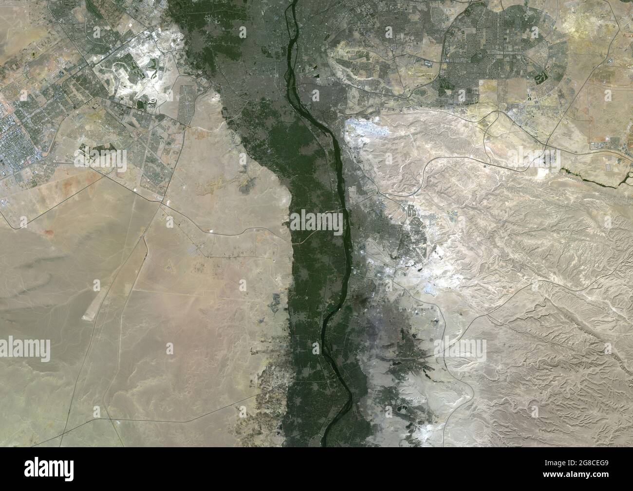Satellite Map Zamalek Cairo