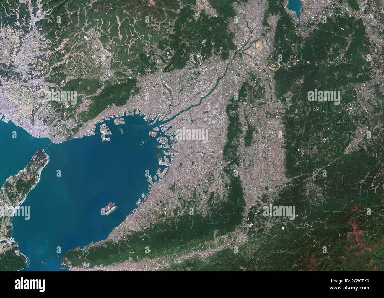 Osaka Bay, Japan Stock Photo - Alamy