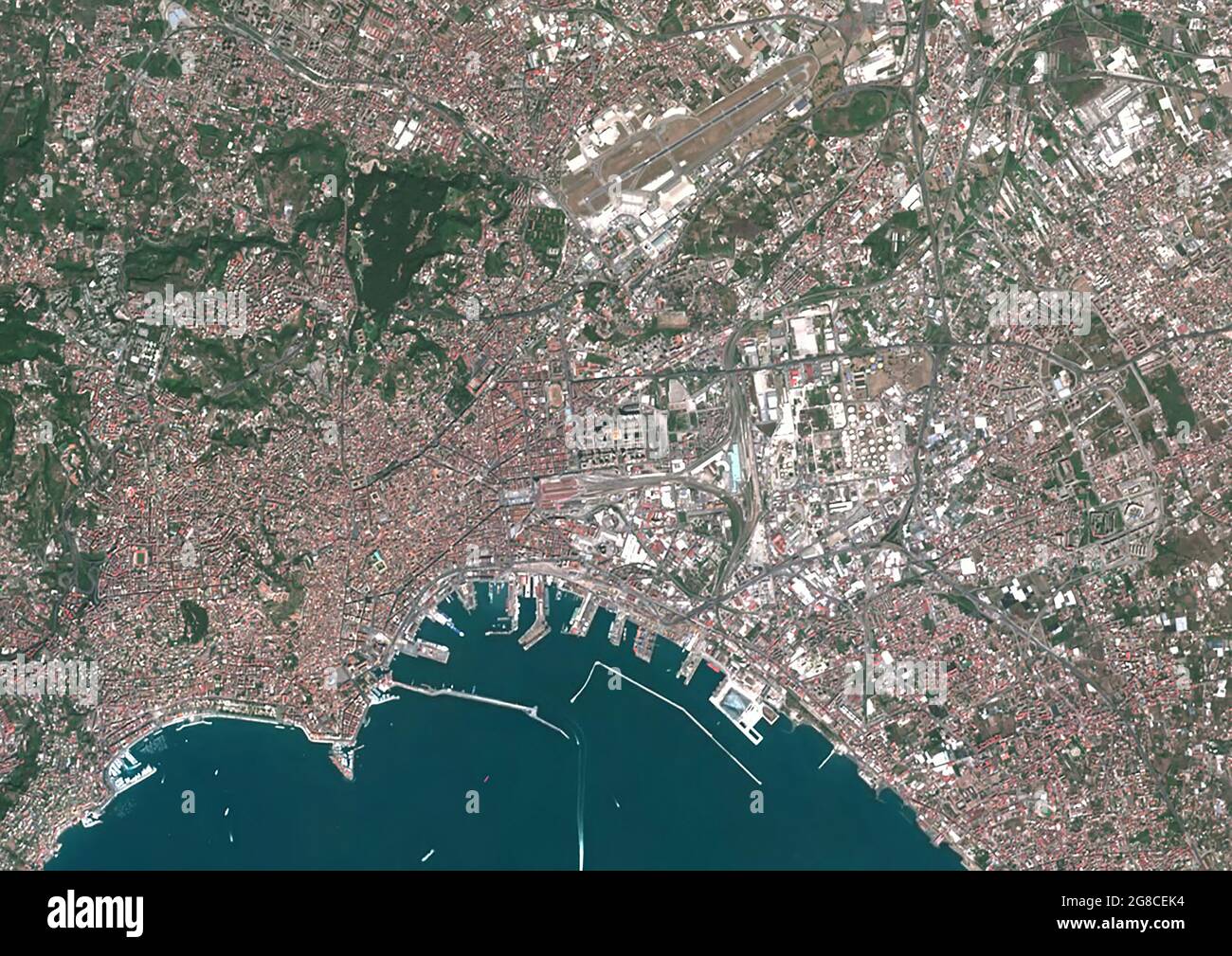 Aerial view naples hi-res stock photography and images - Alamy
