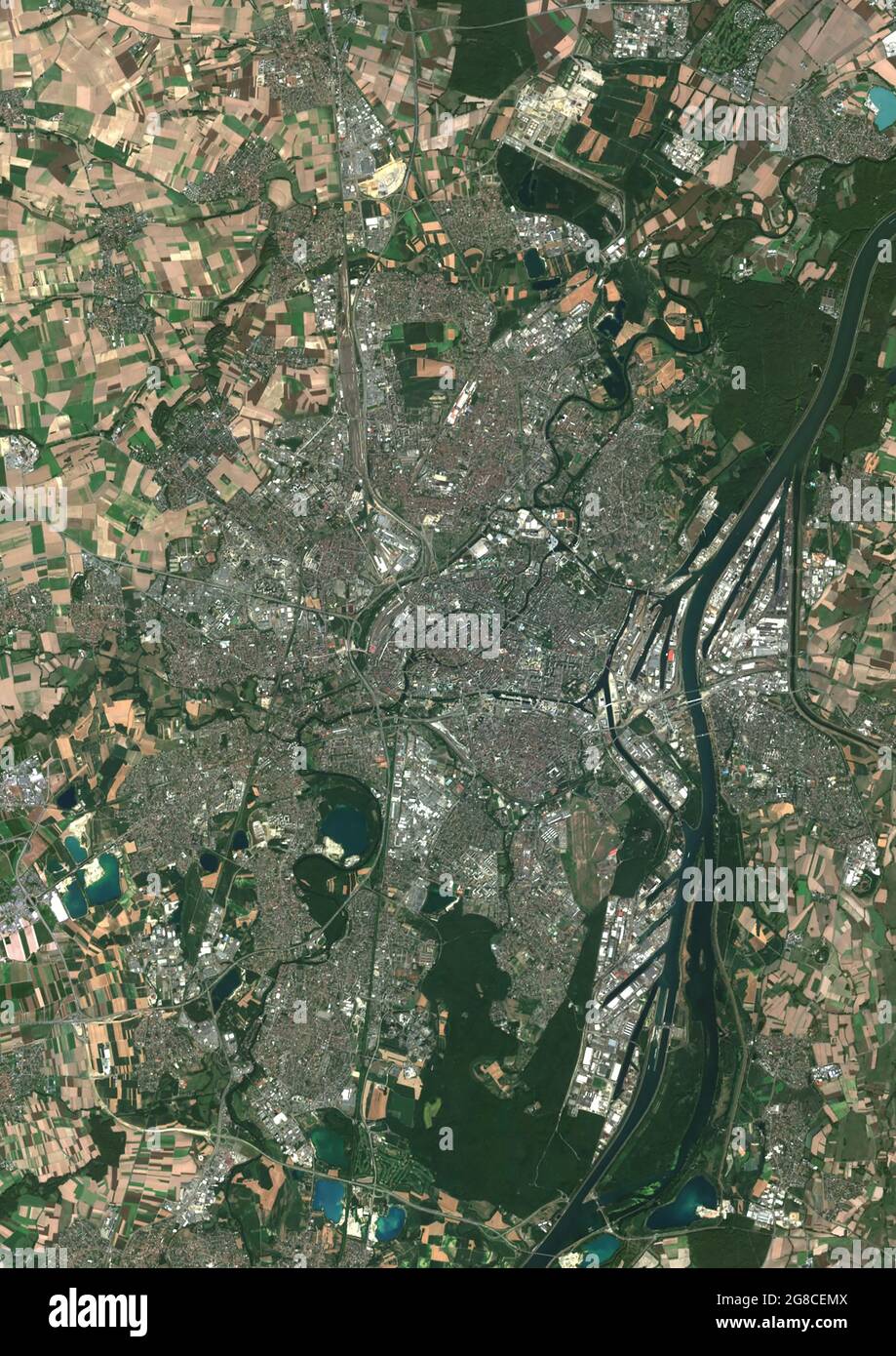 Strasbourg aerial view hi-res stock photography and images - Alamy
