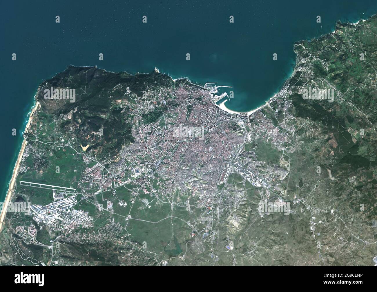 Satellite image of morocco hi-res stock photography and images - Alamy