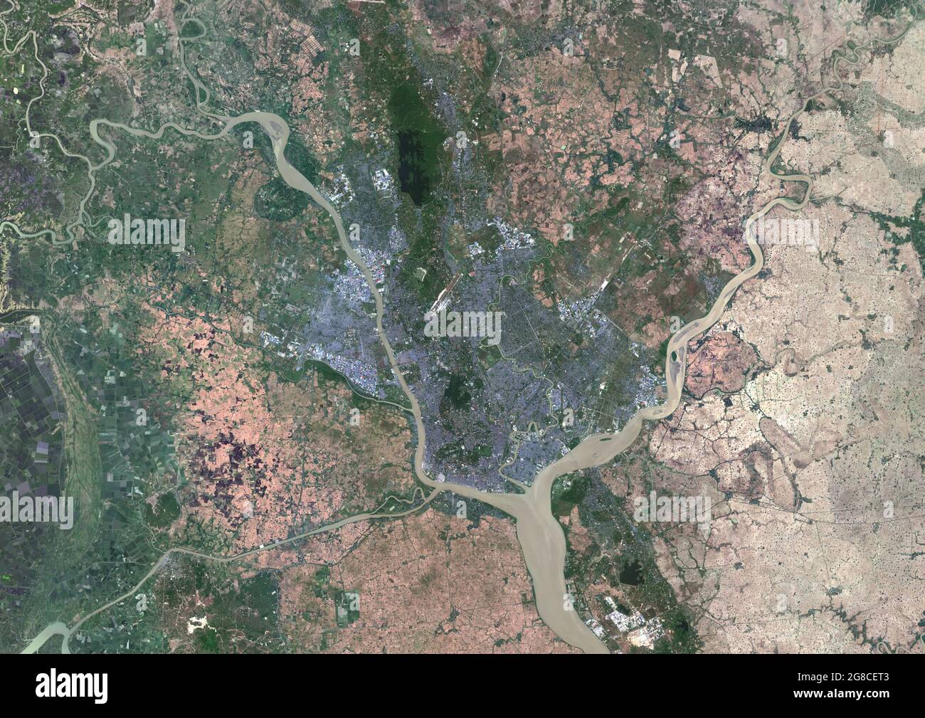 Yangon aerial hi-res stock photography and images - Alamy