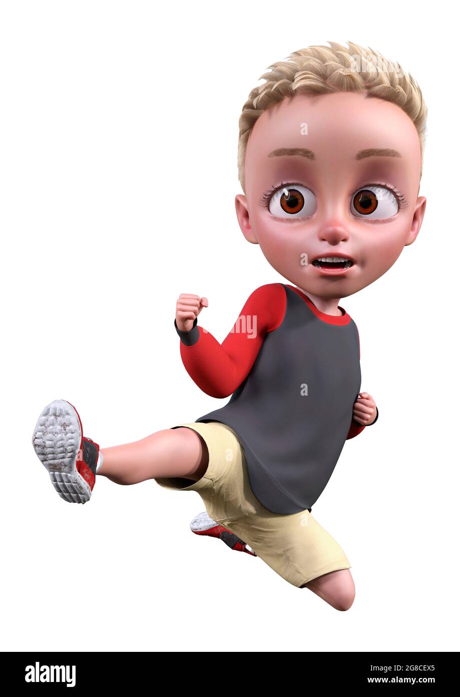 3d Cartoon Boy Image