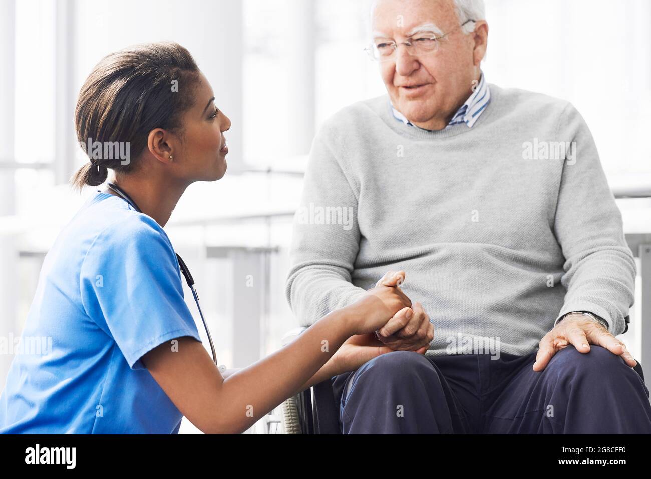 I am here to listen always Stock Photo - Alamy