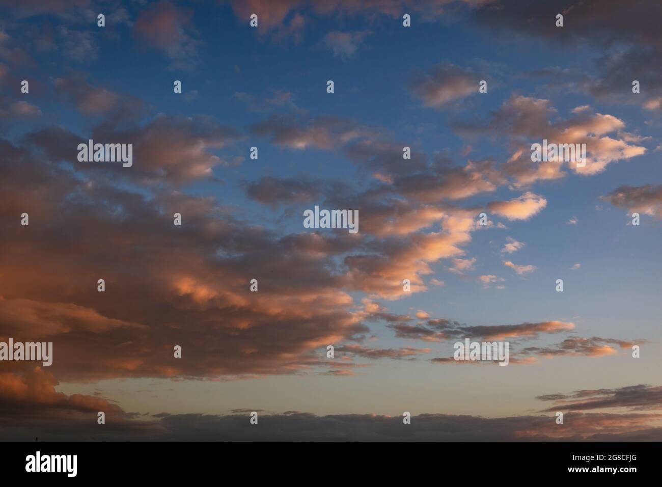 Sunset cloudscape in warsaw hi-res stock photography and images - Alamy
