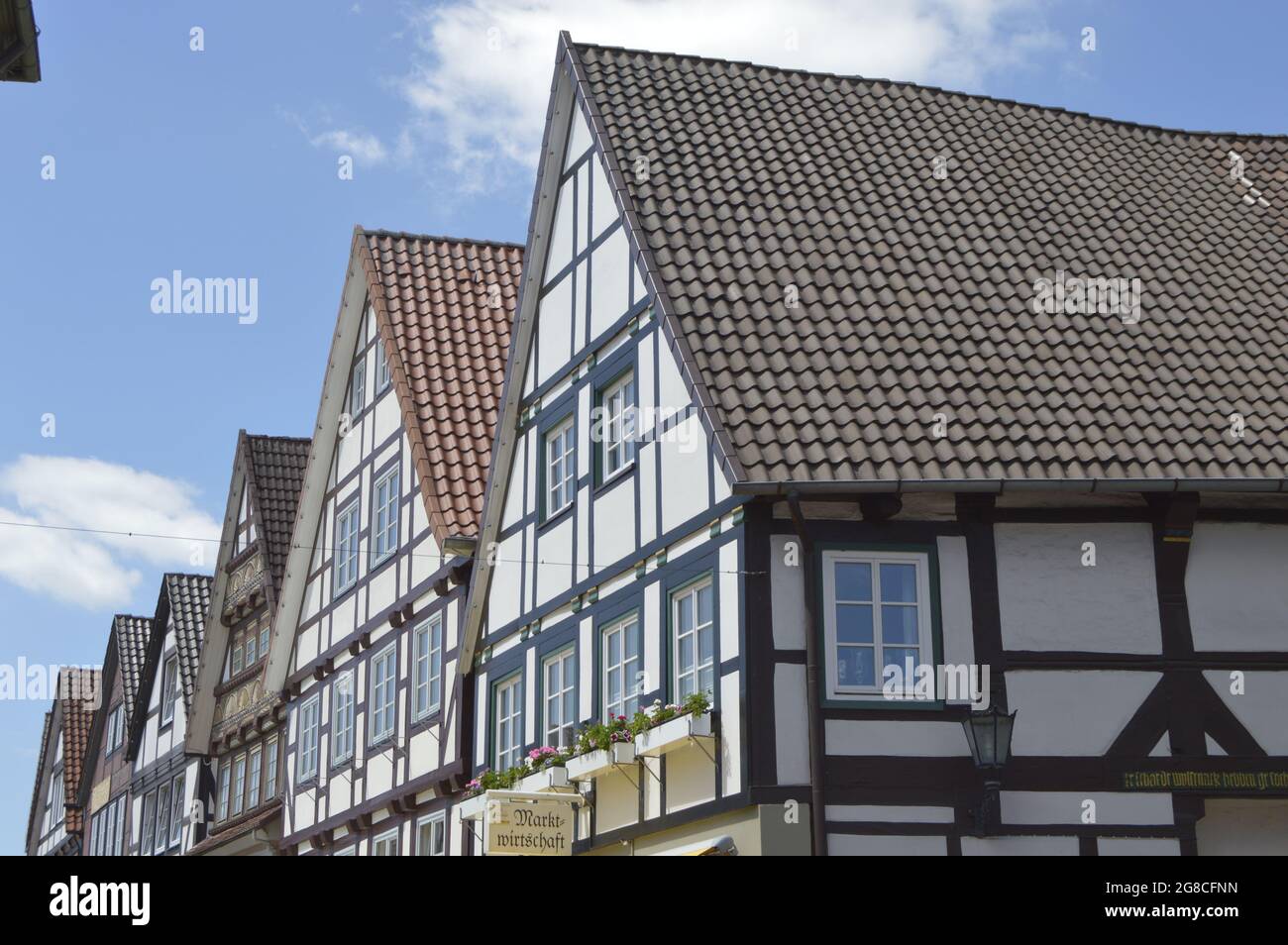 Buildings on the market square Rinteln, Germany Stock Photo - Alamy