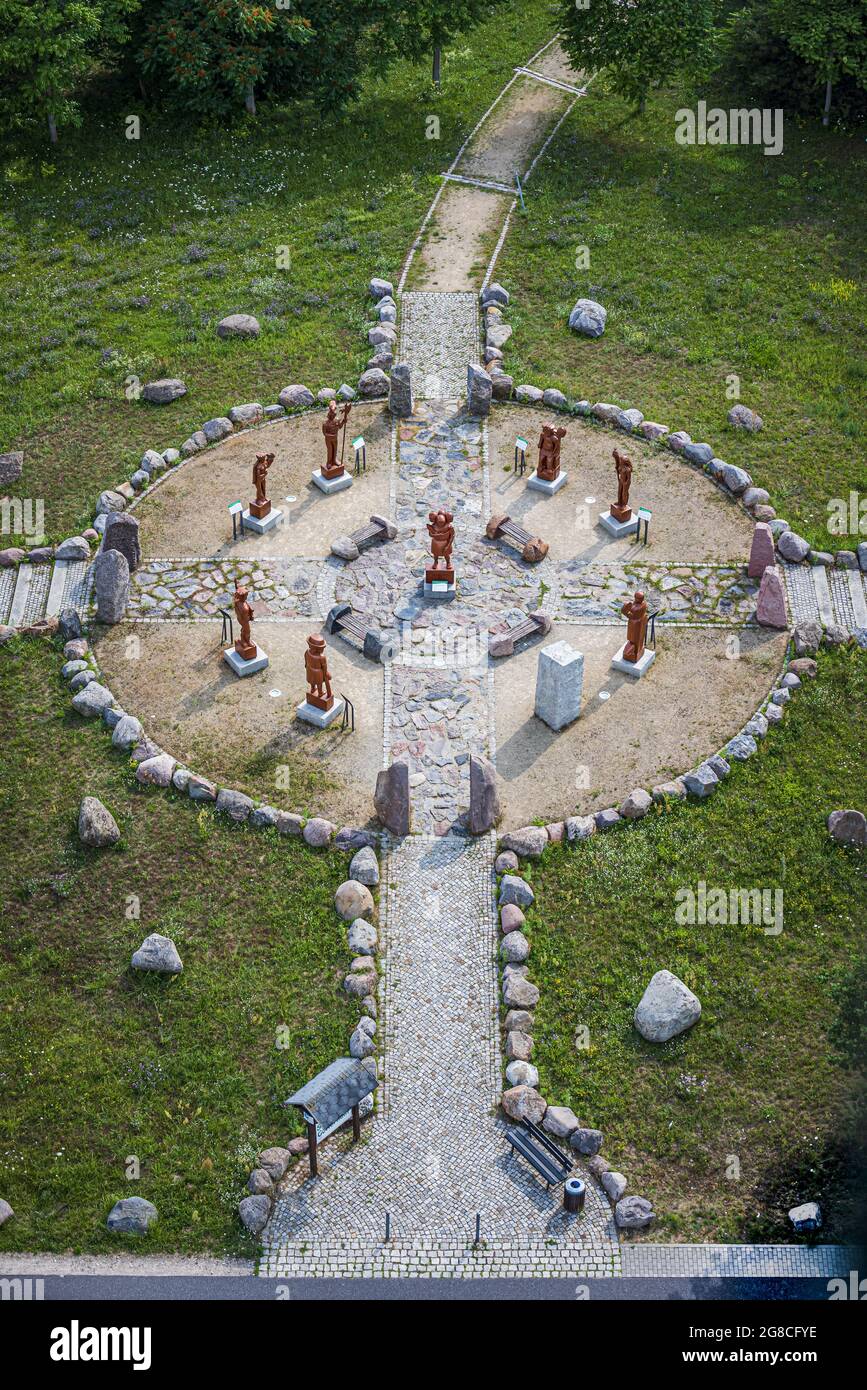 Slavonic grove of gods Stock Photo - Alamy