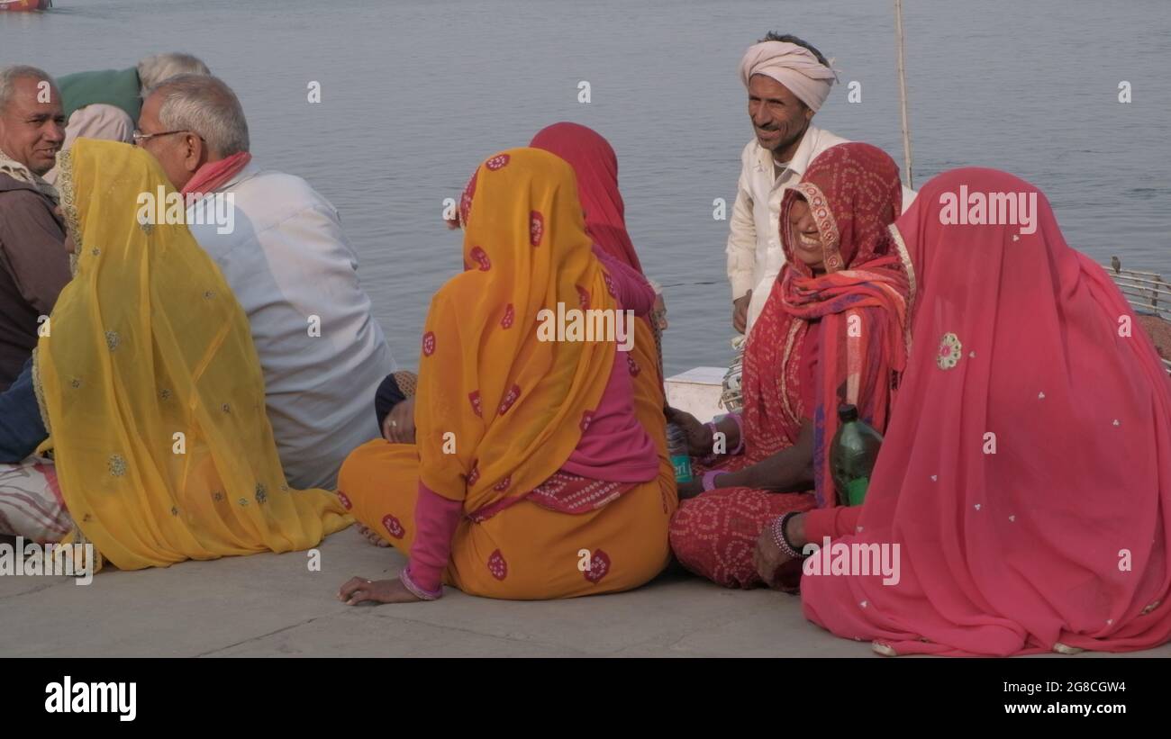 VARA, INDIA - Mar 04, 2019: The largest religious gathering and a major ...