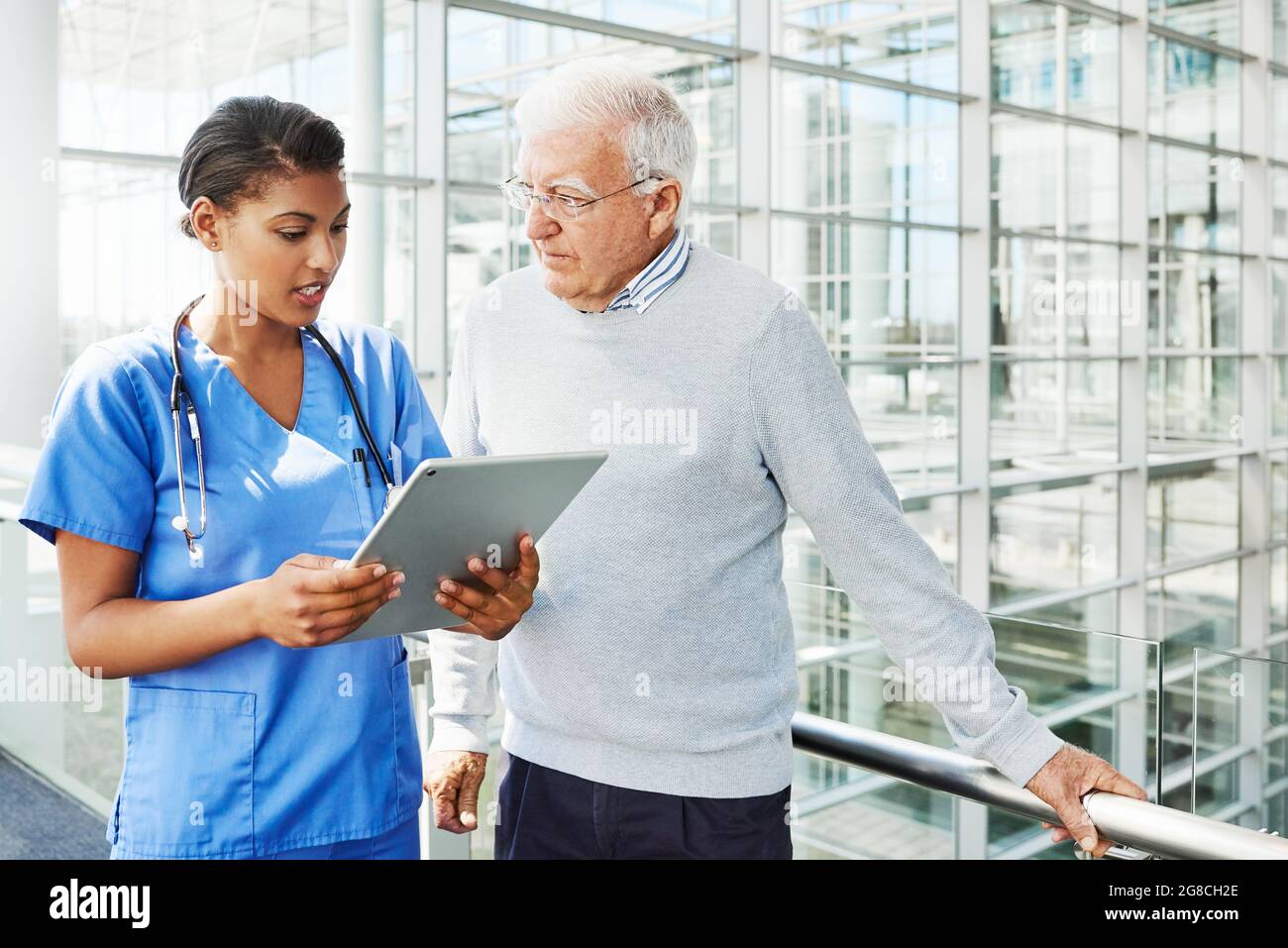 Let us go over the results of your test Stock Photo - Alamy