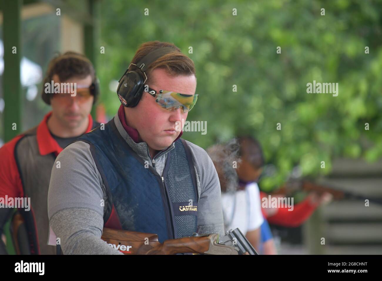 Olympic trap shooter hi-res stock photography and images - Alamy