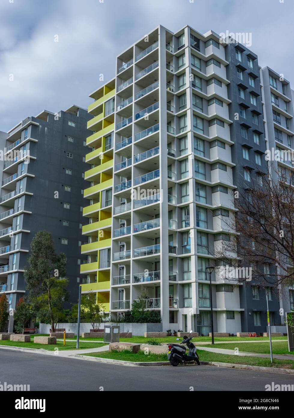 Apartment building in inner Sydney suburb NSW Australia Stock Photo - Alamy