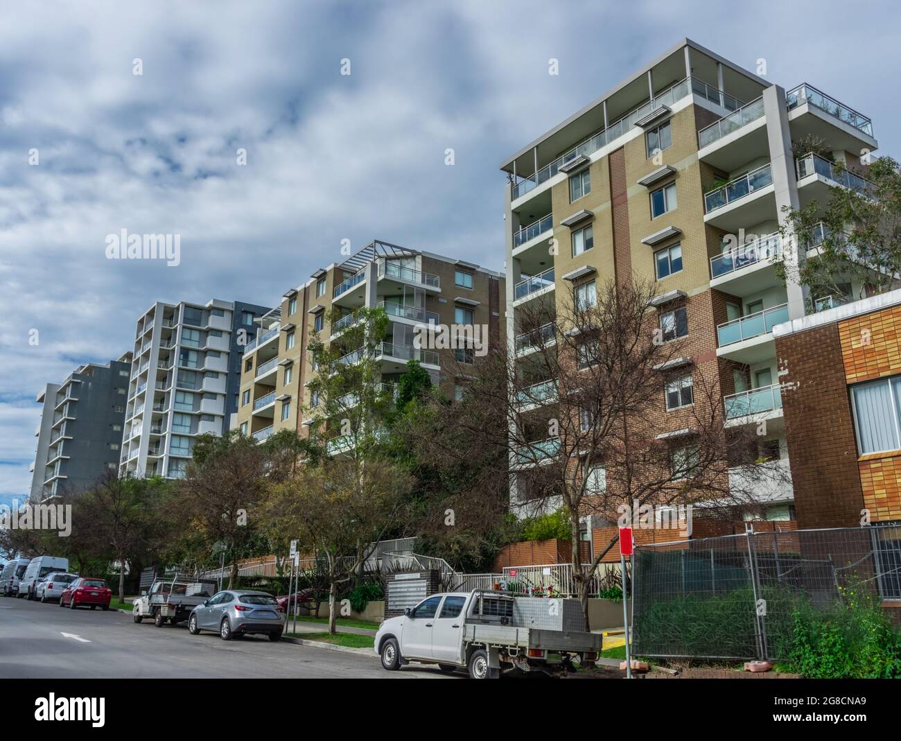 Apartment building in inner Sydney suburb NSW Australia Stock Photo - Alamy