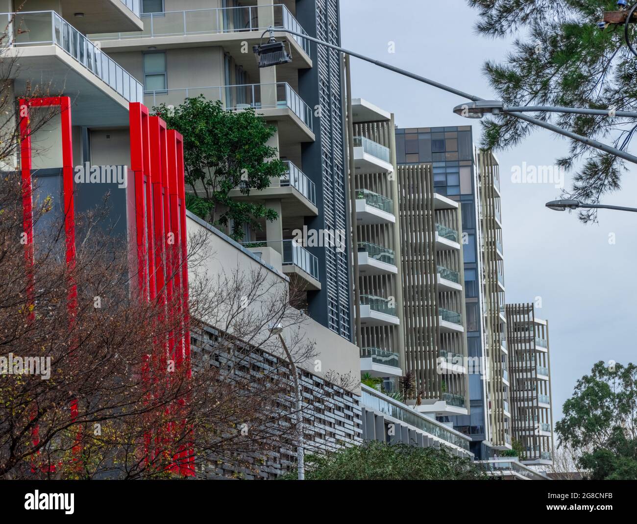 Apartment building in inner Sydney suburb NSW Australia Stock Photo - Alamy