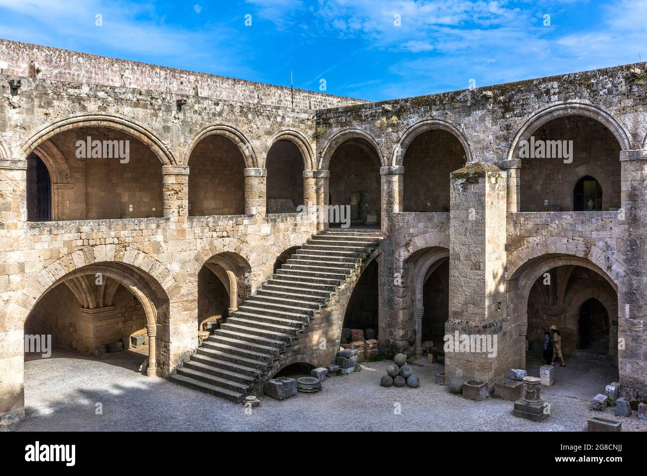 Knights hospital rhodes hi-res stock photography and images - Alamy