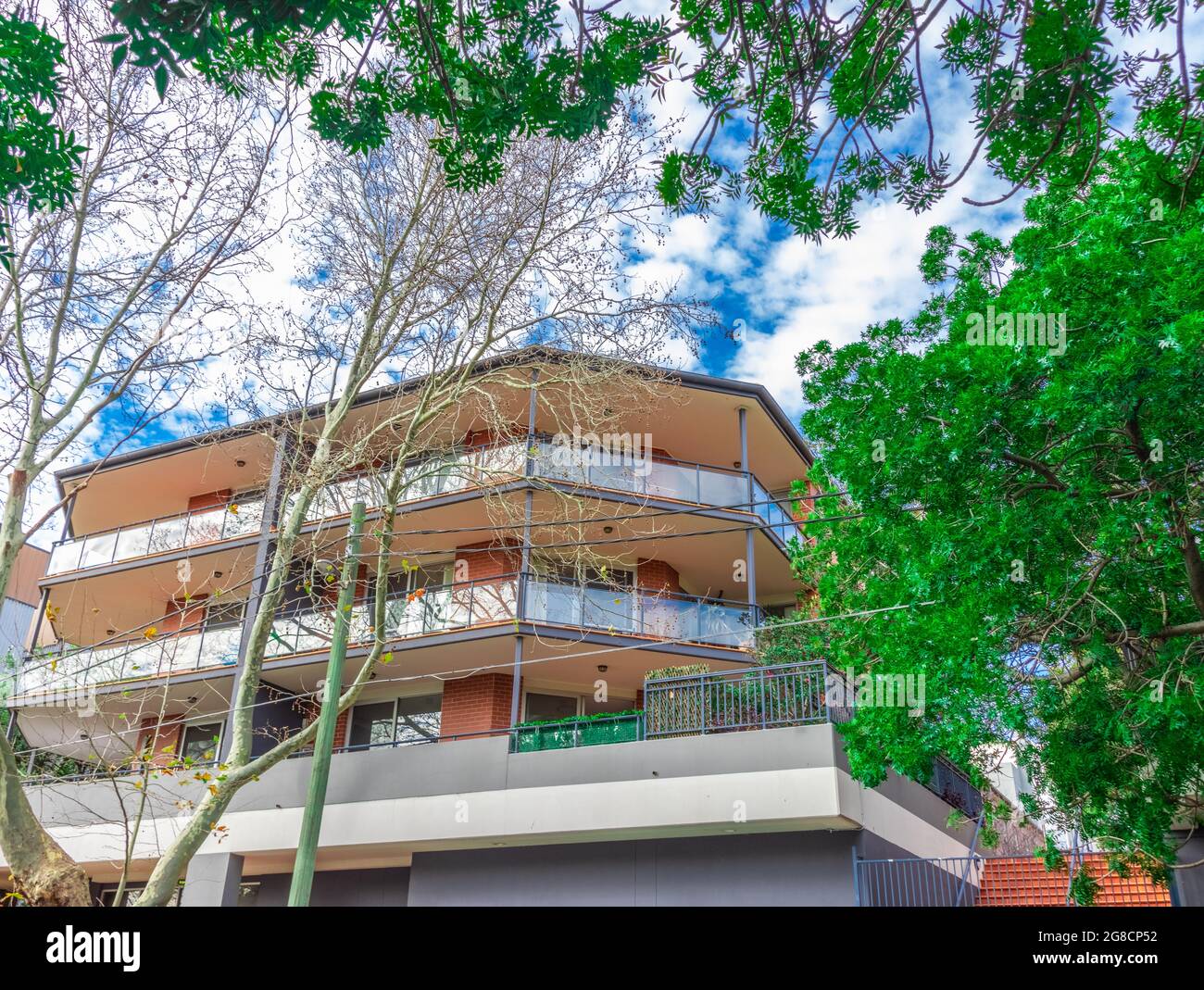 Apartment building in inner Sydney suburb NSW Australia Stock Photo - Alamy