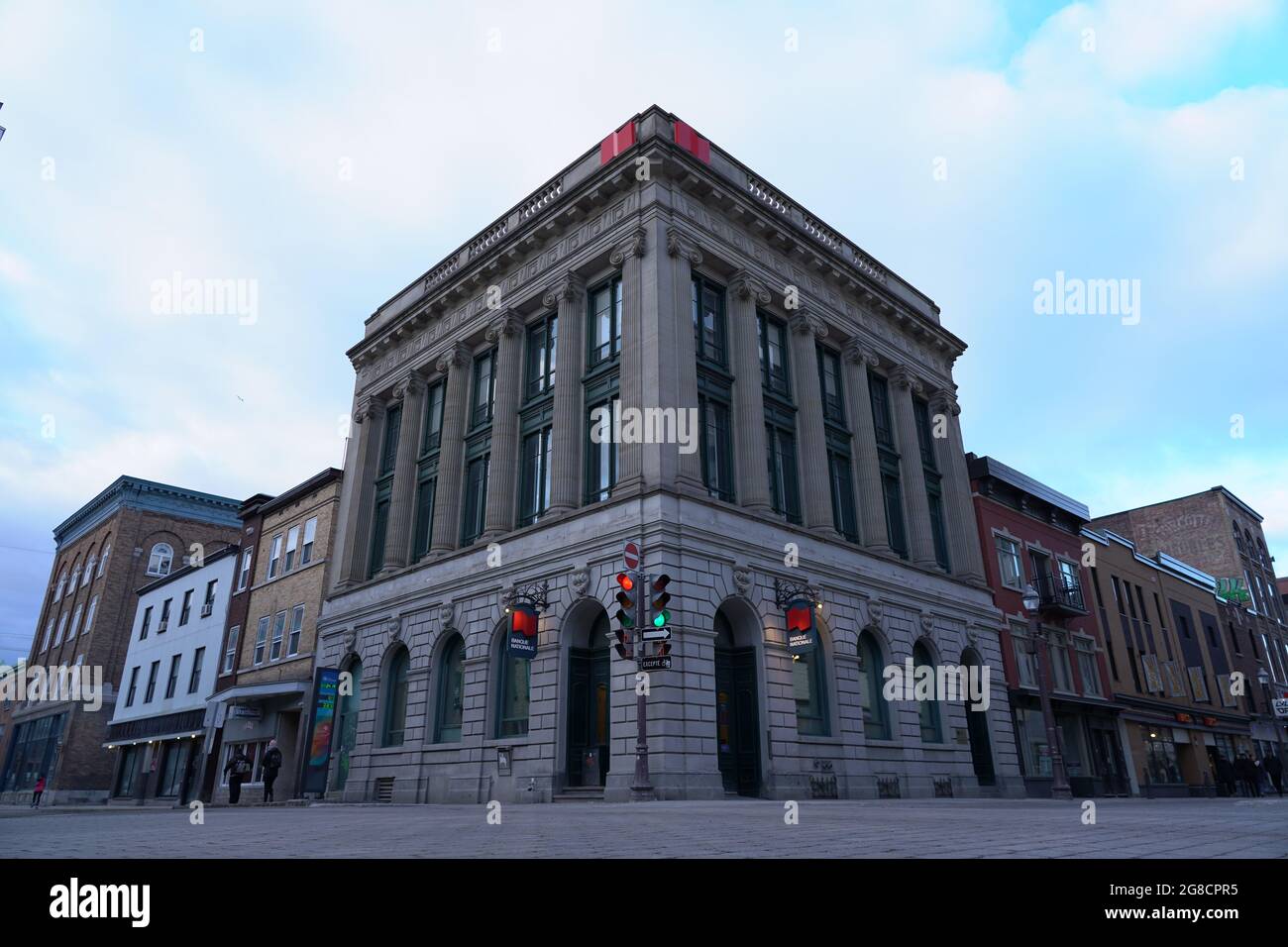 Famous Old Quebec City Building Stock Photo - Alamy