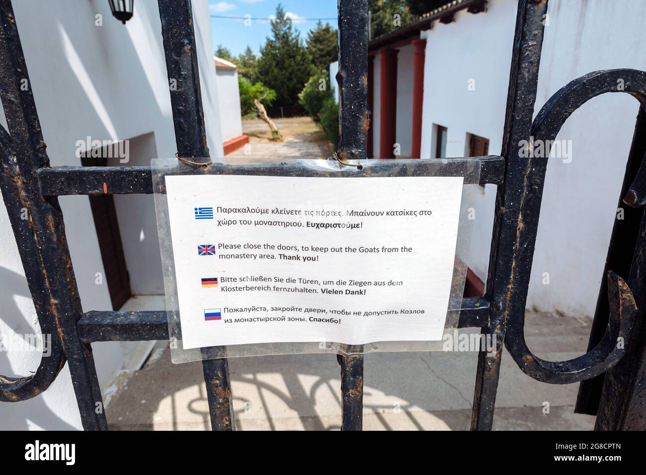 Rhodes sign hi-res stock photography and images - Alamy