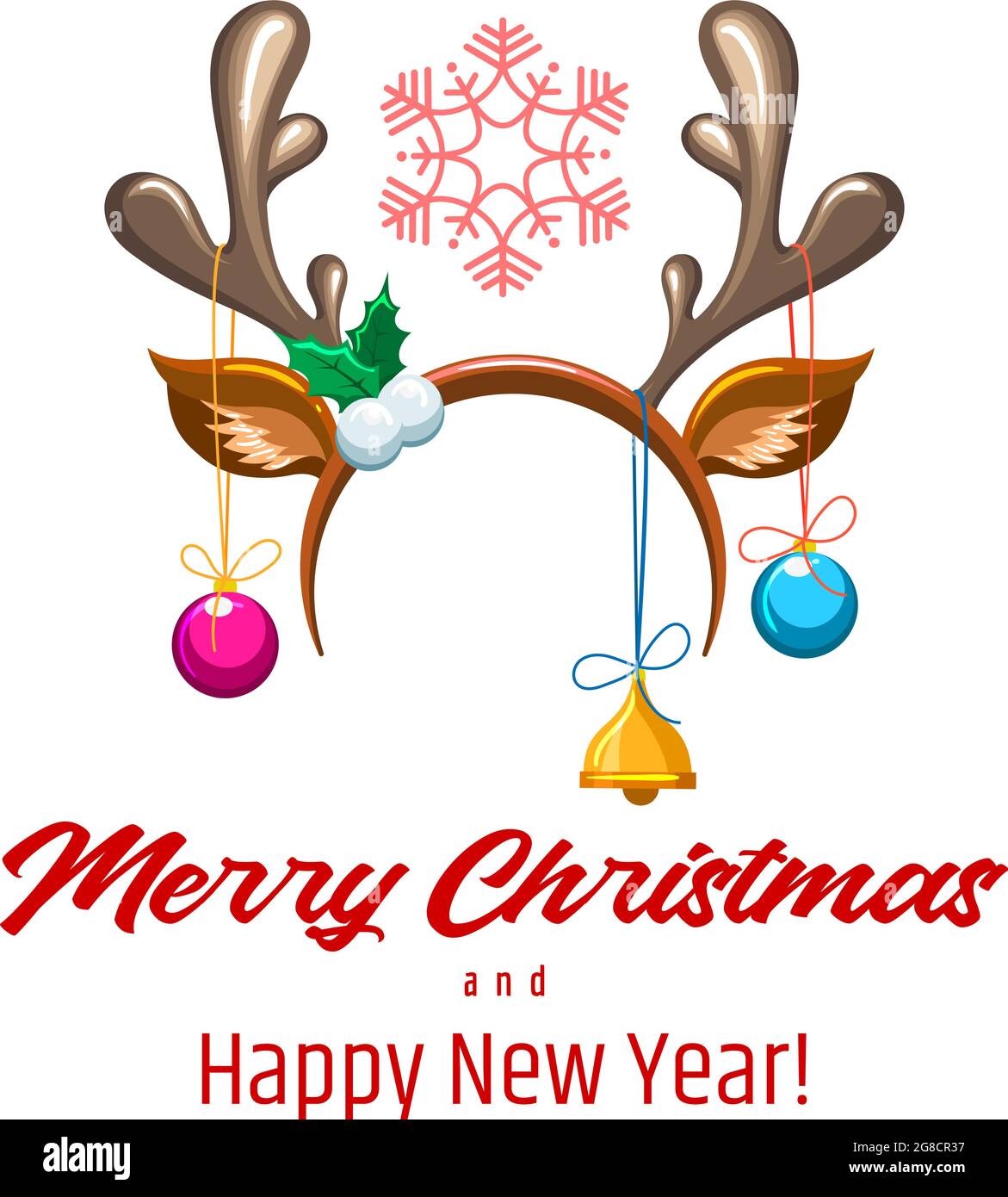 Christmas invitation card text Stock Vector Images - Alamy