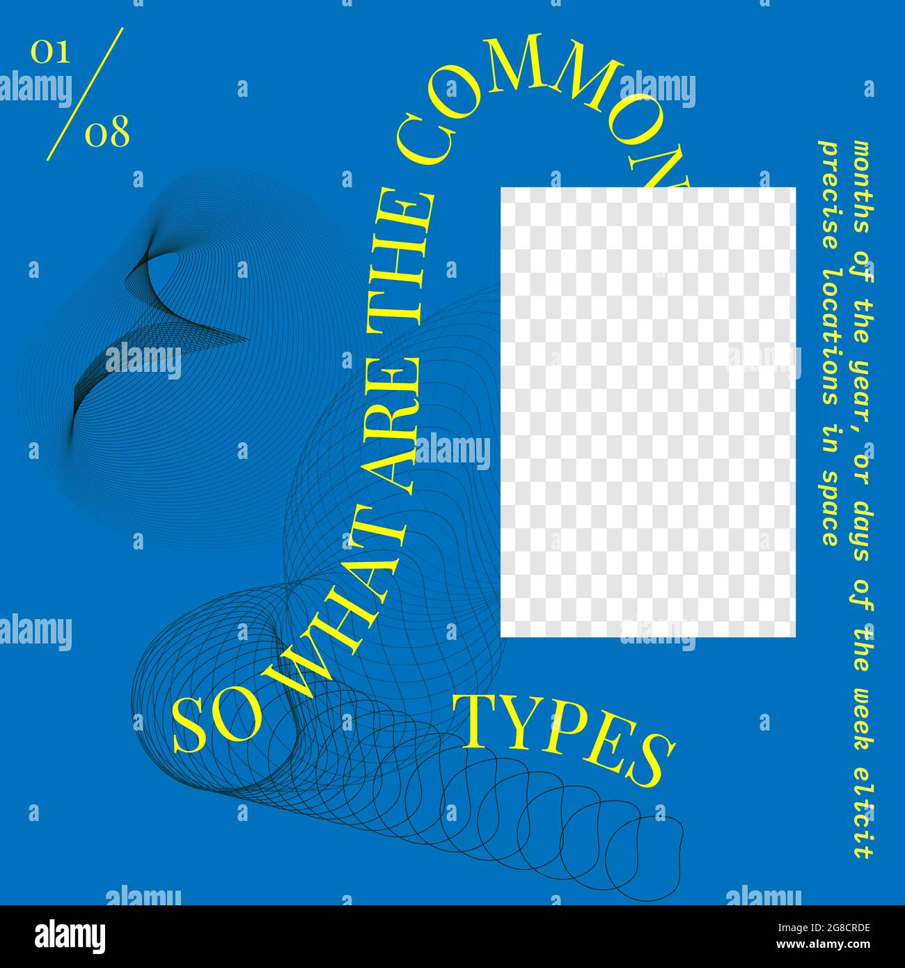 Abstract Square Blue Poster Template for Social Media Blog with ...