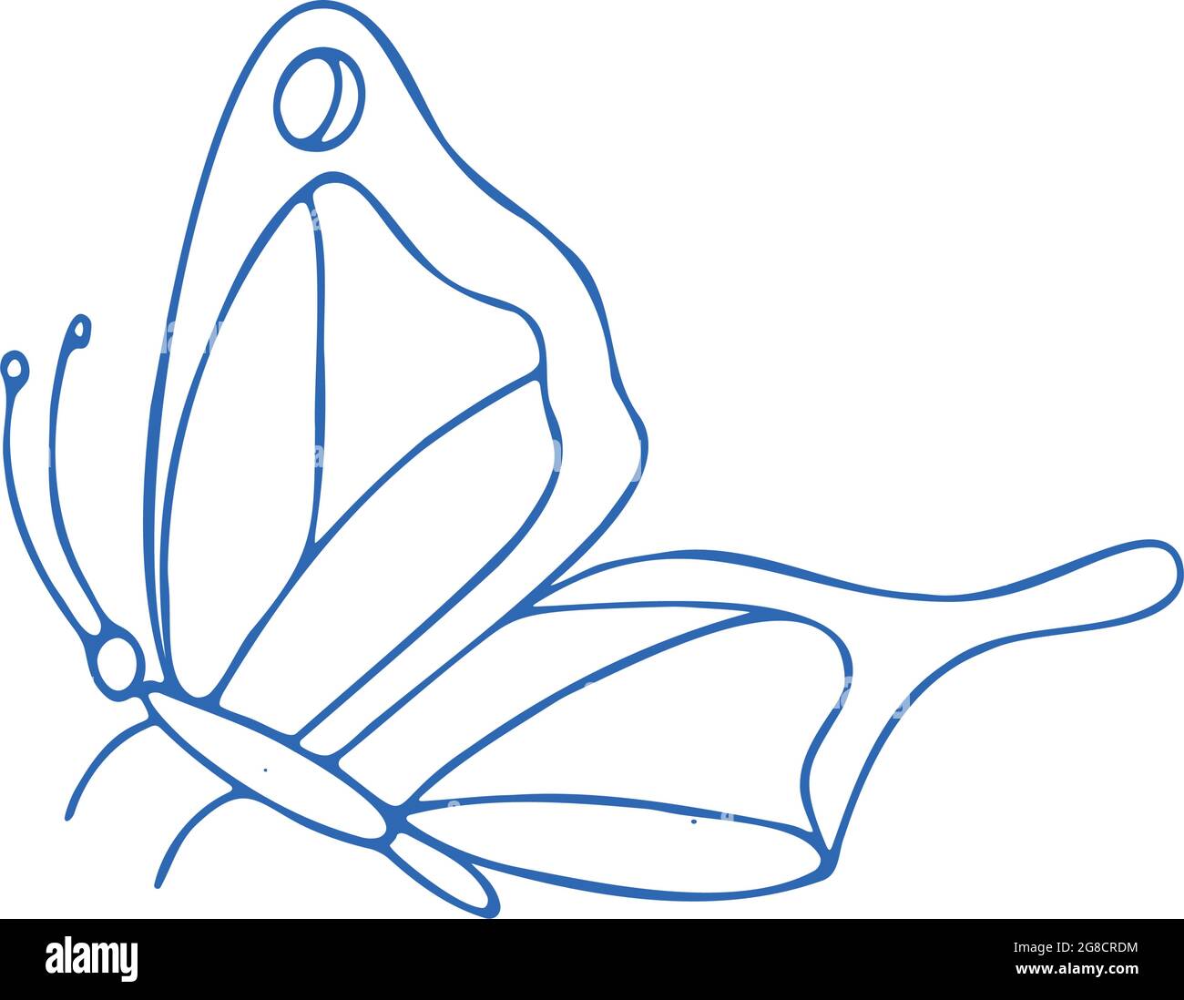 Contour butterfly hi-res stock photography and images - Alamy