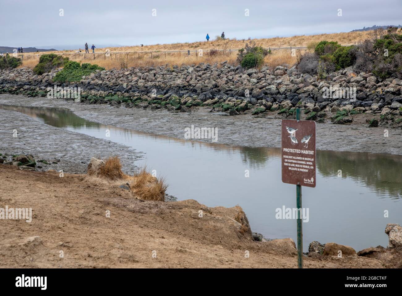 The dog park at Point Isabel Regional Shoreline in Richmond, California ...