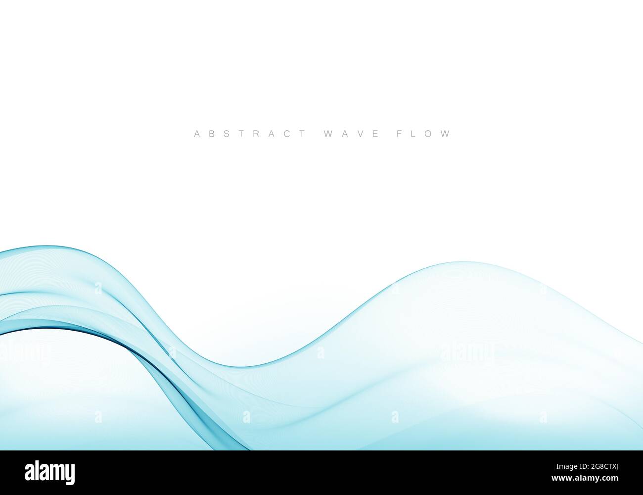 Abstract blue wave vector background Stock Vector Image & Art - Alamy