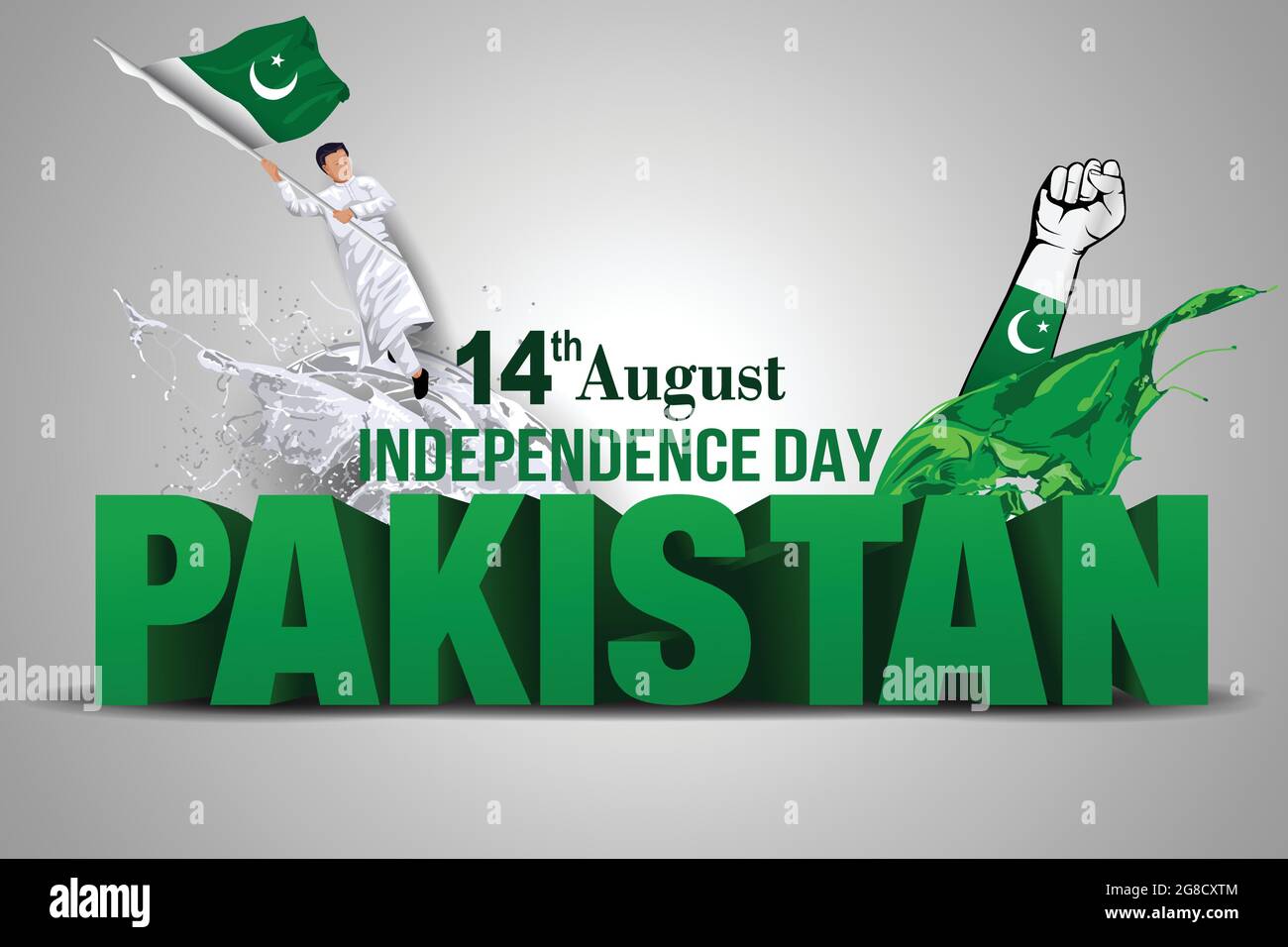 happy Canada day. vector illustration of Canadian man with flag and 3d ...