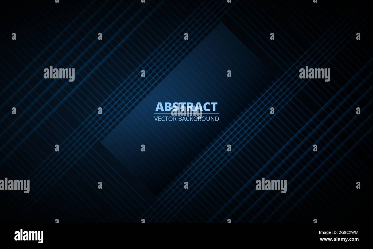 Dark blue abstract geometric modern presentation background. Luxury ...