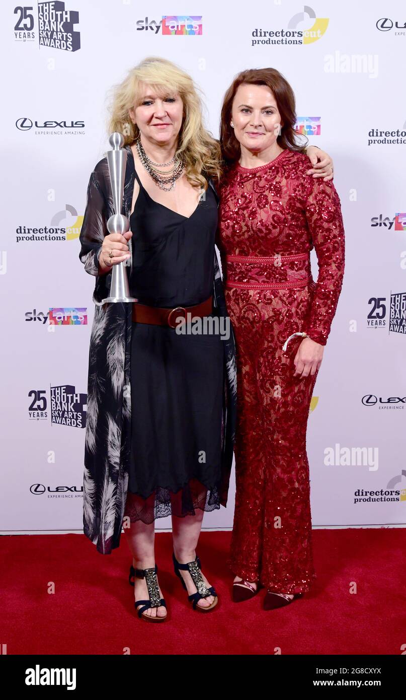 Sonia Friedman with the Theatre award for Uncle Vanya, presented by ...