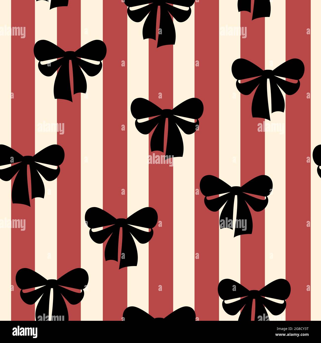 Bow-knot seamless pattern Vector illustration in flat design Stock ...